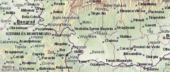 Romania - Harta Turistica