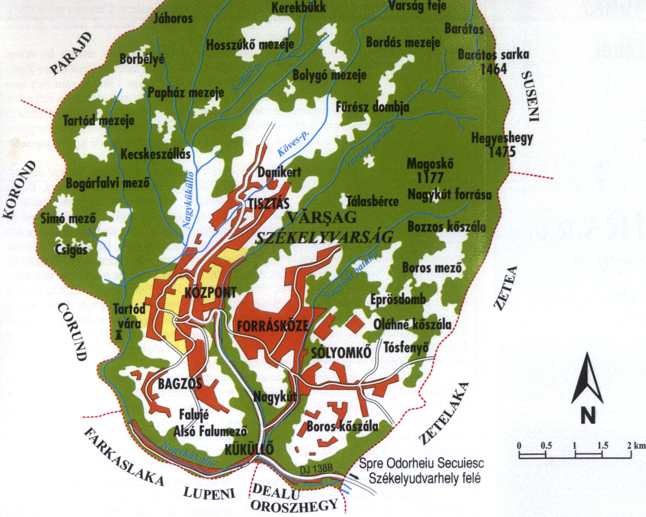 Harta turistica Varsag cazare
