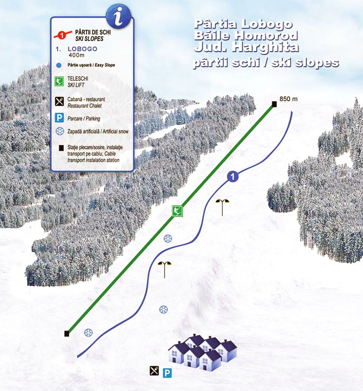 Schi si partii de schi Baile Homorod